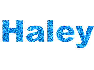 Haley Name Glitter gif by moofish_rocks | Photobucket